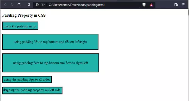 Објаснето својство за полнење во CSS 11148_4