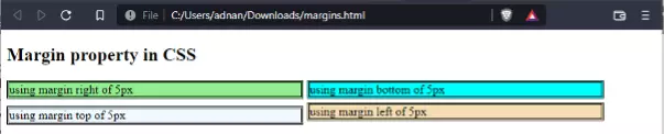 CSS-de margin emläk düşündirildi 11149_2