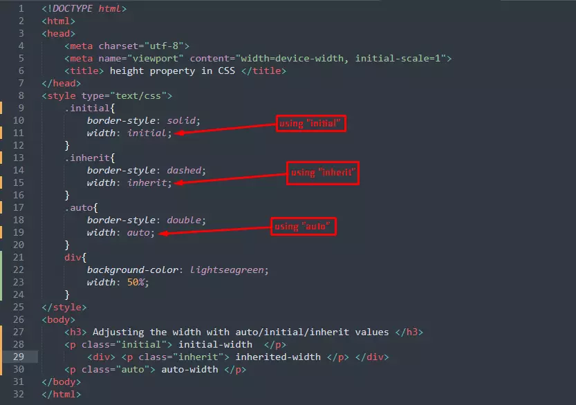 CSS में Width संपत्ति की व्याख्या 11150_3