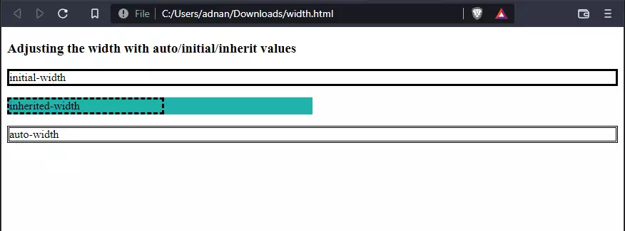 CSS में Width संपत्ति की व्याख्या 11150_4