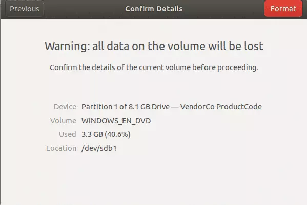 Ubuntu에서 USB 드라이브 또는 SD 카드를 안전하게 지우는 방법 11201_6