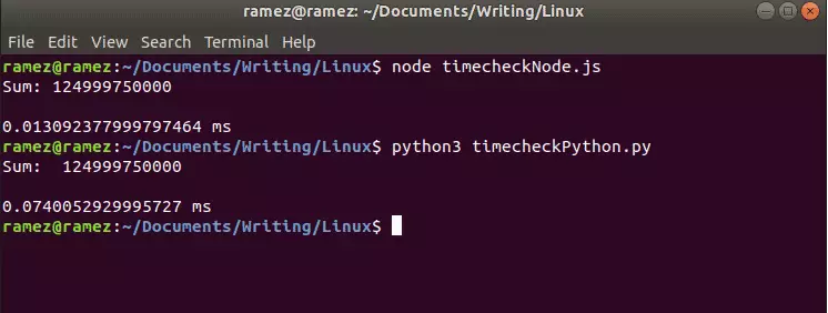 Σύγκριση Python εναντίον NodeJS 11204_1