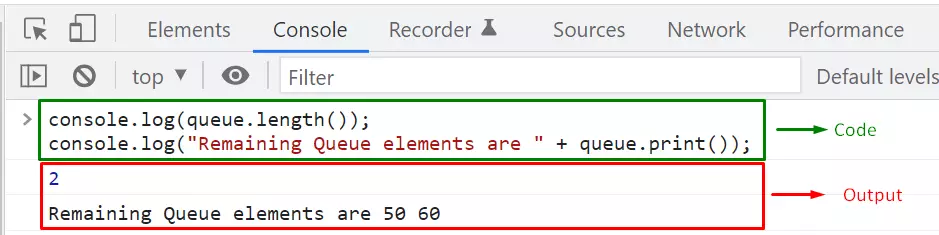 Cum să implementați coada JavaScript folosind o matrice 11221_6
