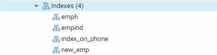 Mokhoa oa ho theha li-Indices ho PostgreSQL 11233_10