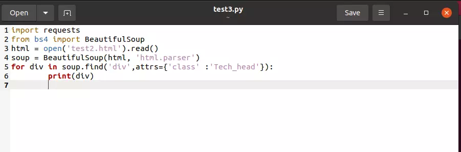 Yon gid pou debutan sou entènèt grate ak Python ak bèl soup 11282_9