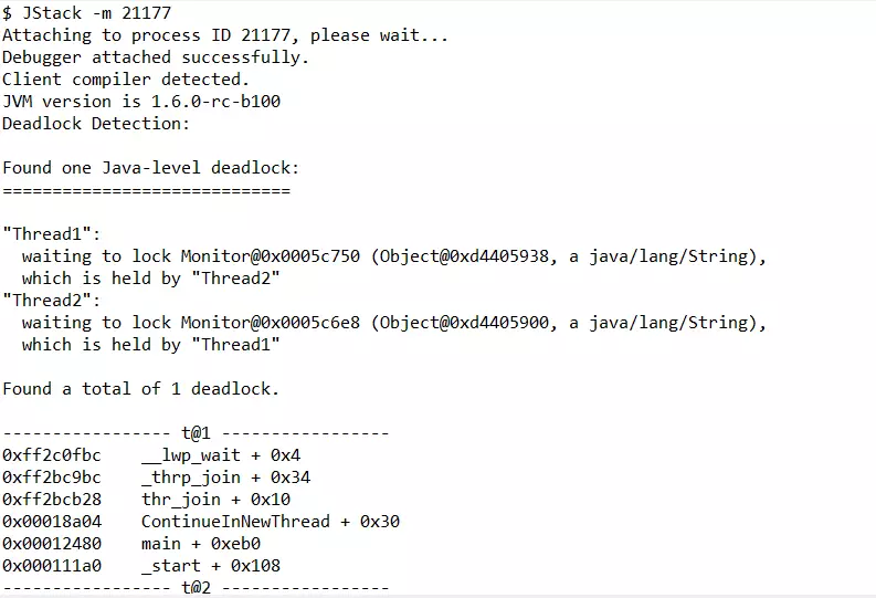 JMap en JStack foar begjinners 11283_3