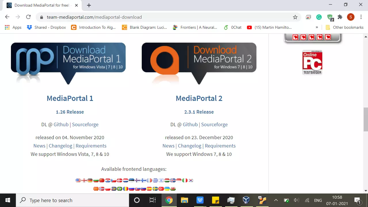 Uyilanda kanjani iMediaPortal 2.2.3 ye-Microsoft Windows 11285_3