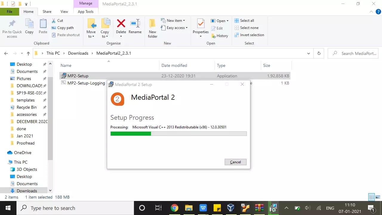 Mokhoa oa ho khoasolla MediaPortal 2.2.3 bakeng sa Microsoft Windows 11285_6