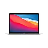 2020 Apple MacBook Air Laptop: Apple M1-brikke, 13” Retina-skjerm, 8 GB RAM, 256 GB SSD-lagring, bakgrunnsbelyst tastatur, FaceTime HD-kamera, Touch ID. Fungerer med iPhone/iPad; Romgrå