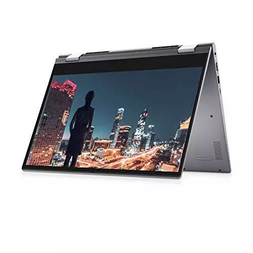 Dell Inspiron 14 5406 2 sa 1 Convertible Laptop, 14-pulgada nga FHD Touchscreen Laptop - Intel Core i7-1165G7, 12GB 3200MHz DDR4 RAM, 512GB SSD, Iris Xe Graphics, Windows 10 Home - Titan Grey