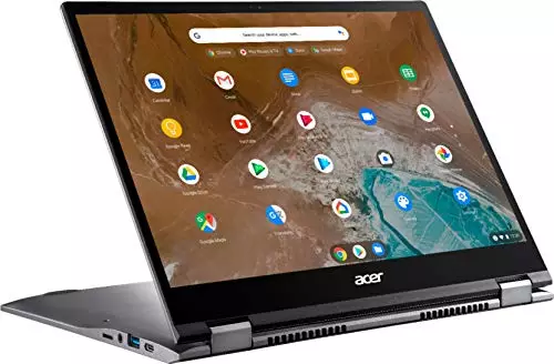 Acer - Chromebook Spin 713 2-in-1 13.5' 2K VertiView 3:2 Touch - Intel i5-10210U - 8GB మెమరీ - 128GB SSD – స్టీల్ గ్రే