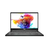 Máy tính xách tay chuyên nghiệp MSI Creator 15: Màn hình viền siêu mỏng 15,6 '4K UHD, Intel Core i7-10875H, GeForce RTX 2070 Super, RAM 32 GB, SSD NVMe 1TB, Thunderbolt 3, 100% Adobe RGB, Win10 PRO (A10SFS-287)