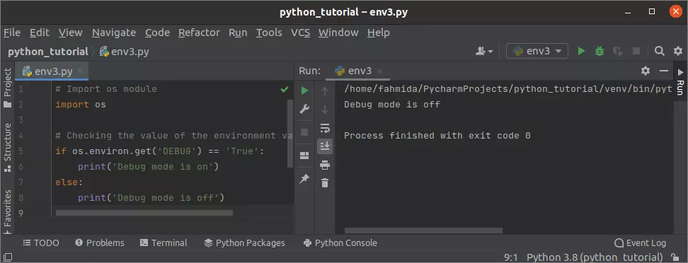 Cara mendapatkan dan mengatur variabel lingkungan dengan Python 11314_3