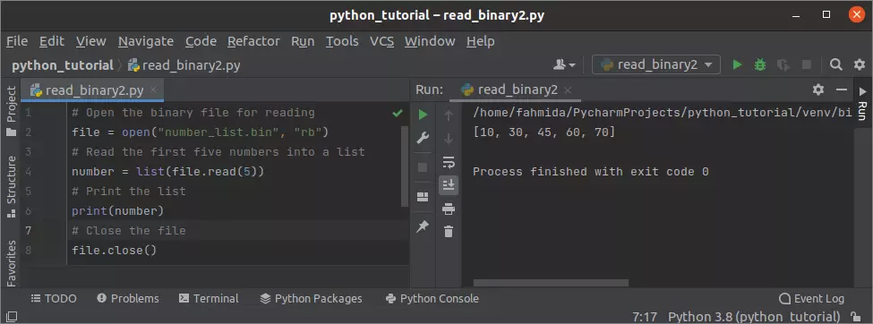 Hoe binaire bestanden in Python te lezen 11317_2
