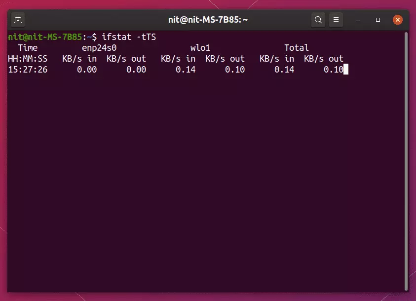 Command Line Network Speed Monitoring Apps para sa Linux 11325_1