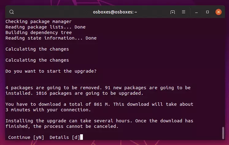 როგორ გადახვიდეთ Ubuntu-ს ახალ ვერსიაზე 11326_6