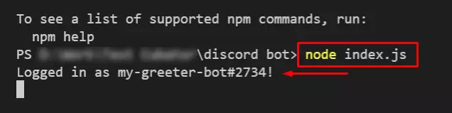 Bot Discord Simplí a Chruthú le Node.js 11334_14