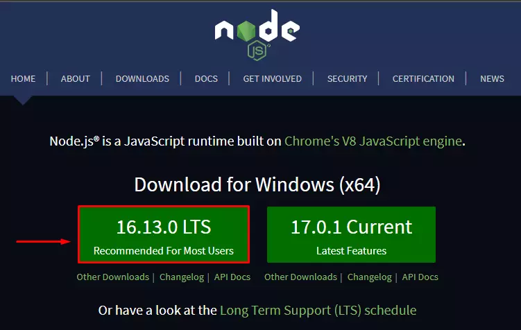 नोड संस्करण को डाउनग्रेड या अपग्रेड कैसे करें? 11346_1