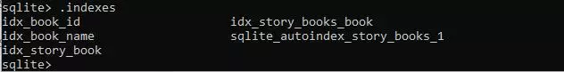 SQLite Show Indexes 1134_5