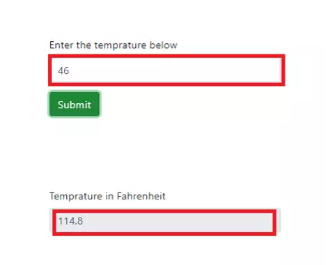 Conas Celsius a thiontú go Fahrenheit i JavaScript 11350_2
