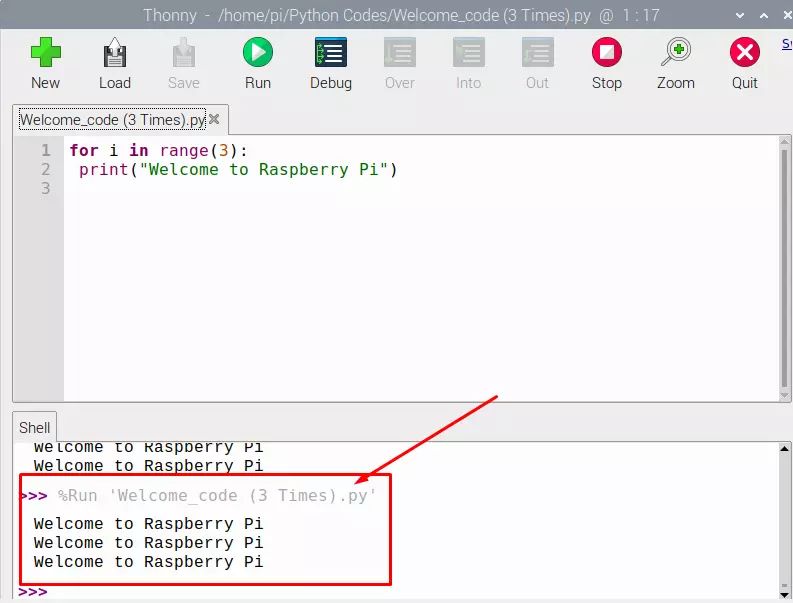 ចាប់ផ្តើមជាមួយ Python នៅលើ Raspberry Pi 11419_7