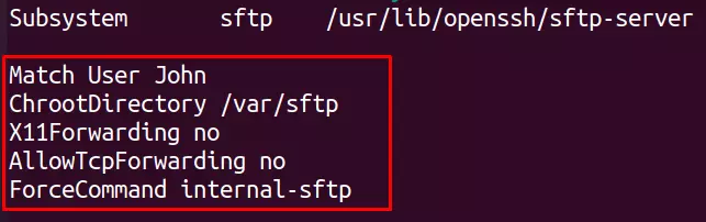 Bagaimana untuk Menyediakan Pelayan SFTP dalam Ubuntu 11438_17