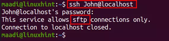 Bagaimana untuk Menyediakan Pelayan SFTP dalam Ubuntu 11438_19