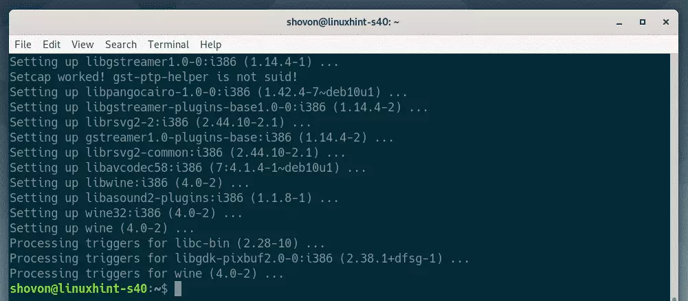 PlayOnLinux-un Debian 10-da quraşdırılması 11445_10