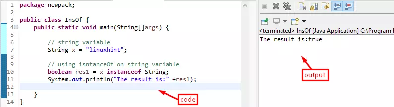 Instanță a operatorului în Java 11515_1