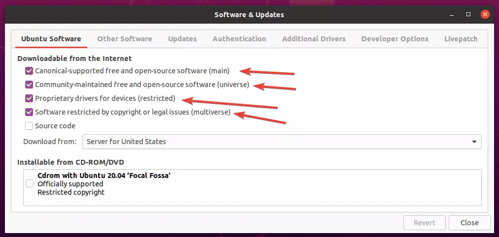 Instalu Plurmediajn Kodekojn Ubuntu 20.04 LTS 11536_2