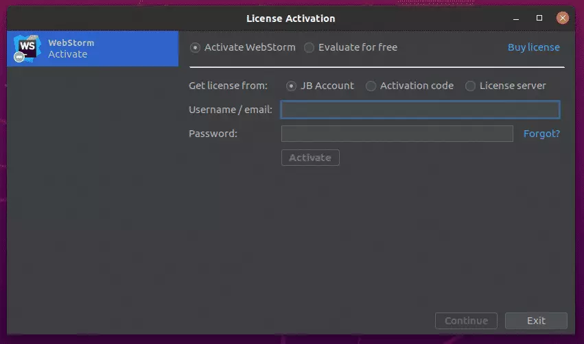 Установка WebStorm на Ubuntu 20.04 LTS 11539_21