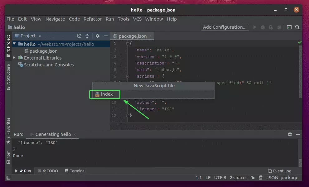 Установка WebStorm на Ubuntu 20.04 LTS 11539_29