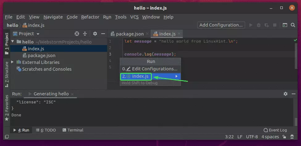 Inštalácia WebStorm na Ubuntu 20.04 LTS 11539_31