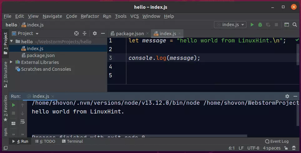 在 Ubuntu 20.04 LTS 上安装 WebStorm 11539_37