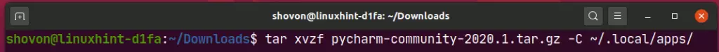 Inštalácia PyCharm na Ubuntu 20.04 LTS 11540_22