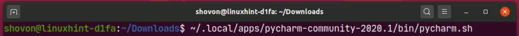 PyCharmin asentaminen Ubuntu 20.04 LTS:ään 11540_25