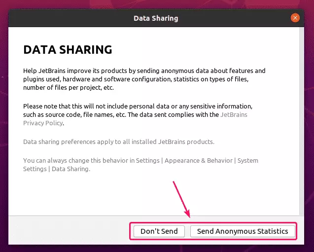 Faʻapipiʻi ma faʻatulagaina DataGrip i luga ole Ubuntu 20.04 LTS 11541_18