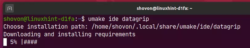 Faʻapipiʻi ma faʻatulagaina DataGrip i luga ole Ubuntu 20.04 LTS 11541_8