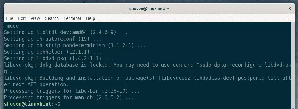 Εγκατάσταση κωδικοποιητών πολυμέσων στο Debian 10 11544_16