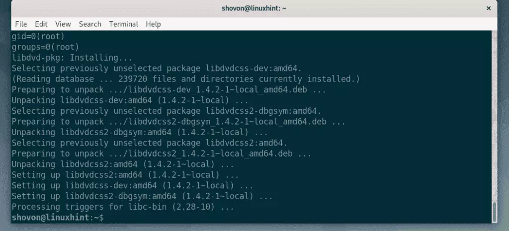 Εγκατάσταση κωδικοποιητών πολυμέσων στο Debian 10 11544_19