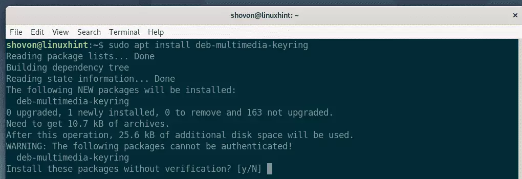 Multimediacodecs installeren op Debian 10 11544_24