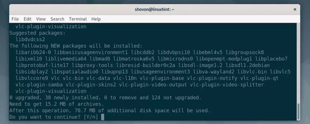 Εγκατάσταση κωδικοποιητών πολυμέσων στο Debian 10 11544_7