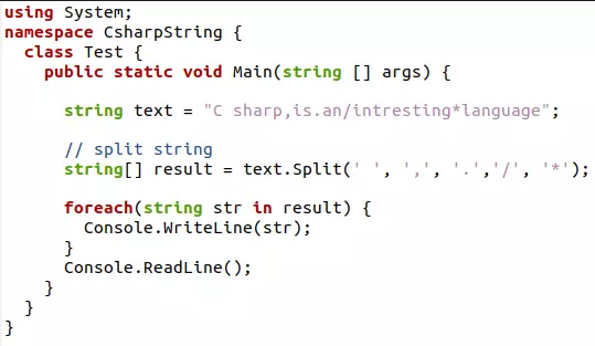 Separazione di stringhe C# 11562_3