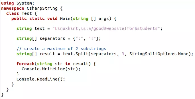 C # string pamisah 11562_8