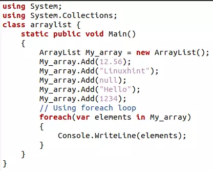 C# Daftar Array 11565_1