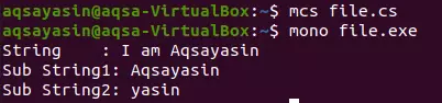 C# સબસ્ટ્રિંગ્સ 11566_2