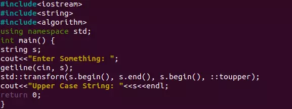 सी++ में स्ट्रिंग को कैपिटलाइज़ करें 11586_10