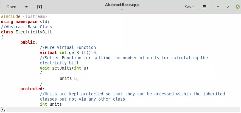 Clase base abstracta en C++ 11588_1