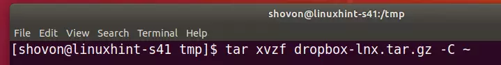 Faʻafefea ona faʻapipiʻi le Dropbox i luga ole CentOS 8 Headless Server 11598_17