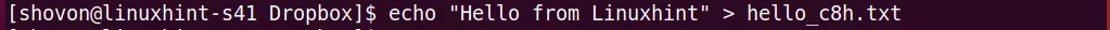 Faʻafefea ona faʻapipiʻi le Dropbox i luga ole CentOS 8 Headless Server 11598_34